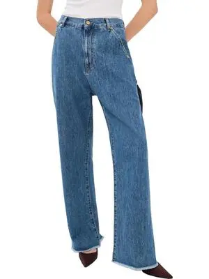 DARKPARK Sienna Loose Side Split Jeans
