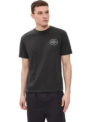 MUSEUM OF PEACE & QUIET Stamp T-shirt - Black