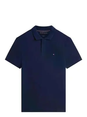 Tommy Hilfiger 1985 Logo-patch Piqué Polo Shirt - Blue