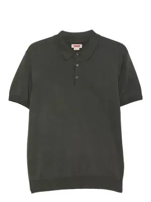 BARACUTA Button Polo Shirt - Green