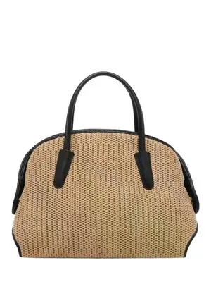 COCCINELLE Tylde Woven Tote Bag Neutrals