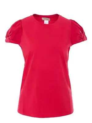 TWINSET Embroidered Logo T-shirt - Red