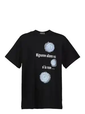 Yohji Yamamoto Graphic-print T-shirt - Black