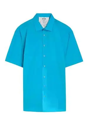 BETTTER Cut-out Short-sleeve Shirt - Blue