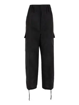 NICCOLO PASQUALETTI Panelled Drawstring Pants - Black