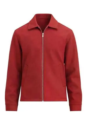 T JACKET Zip-up Jacket - Red