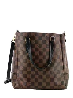 LOUIS VUITTON Belmont Tote Damier PM Shoulder Bag Brown