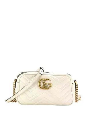 Gucci Gg Marmont Small Shoulder Bag - Neutrals