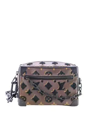 LOUIS VUITTON Soft Trunk Bag Monogram Tuffetage Canvas Mini Crossbody Bag - Black