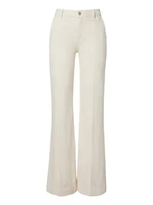 7 For All Mankind Modern Dojo Flared Jeans - White
