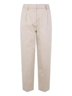 DRHOPE Elastic Waist Trousers - Yellow