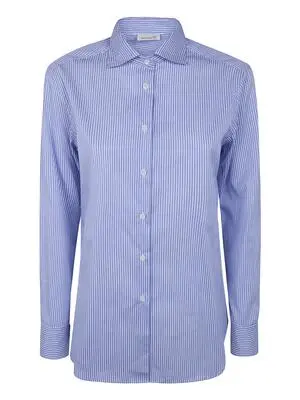 ARCHIVIO67 Long Sleeve Striped Shirt - White