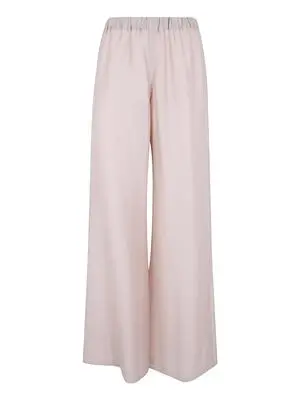 Seventy Lyocell Blend Wide Leg Trousers - Beige