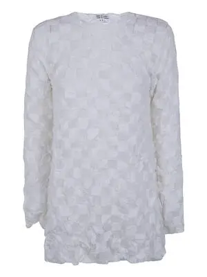 Comme Des Garçons Long Sleeve T-shirt - White