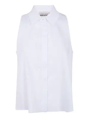 SEMICOUTURE Popeline Cotton Mini Top