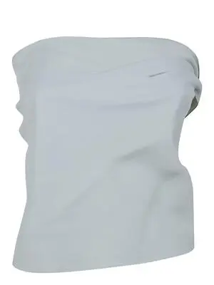 Alberta Ferretti Twisted Neck Top - Green