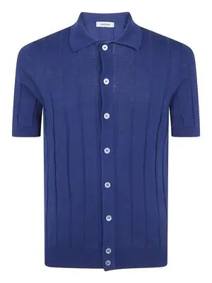 GRAN SASSO Short Sleeves Shirt - Blue