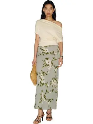 REFORMATION Petites Layla Skirt - Green