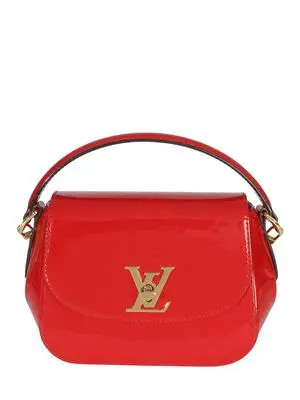 LOUIS VUITTON Monogram Vernis Pasadena Shoulder Bag - Red