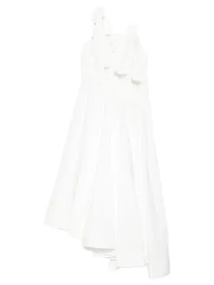 Zimmermann Luna Cotton Midi Dress White