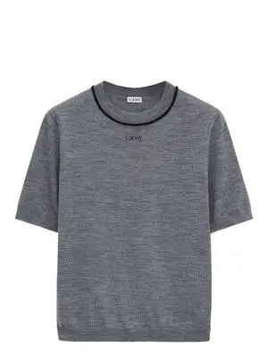 Loewe Wool Crewneck Sweater - Blue