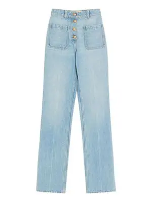 Valentino Garavani Denim Cotton Jeans Sky Blue