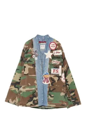 FRONT STREET 8 FRONT STREET 8 Cotton Kimono Jacket Multi