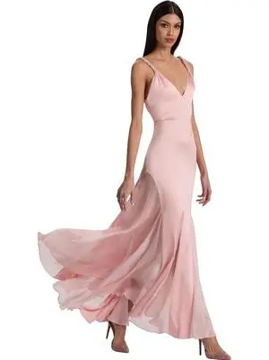 Alice + Olivia Andrina Maxi Dress - Neutral