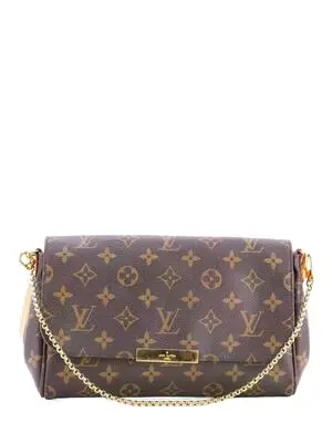 LOUIS VUITTON Favorite Handbag Monogram Canvas Mm - Brown