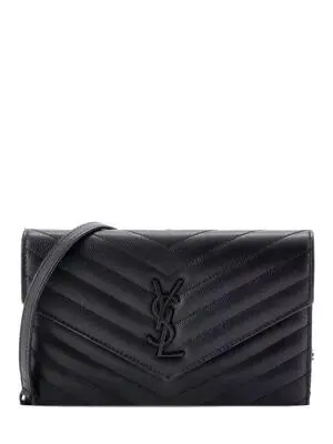 SAINT LAURENT Classic Monogram Wallet On Chain