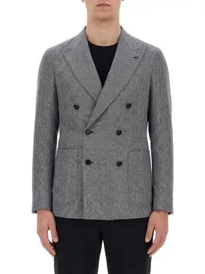 Tagliatore Double Breasted Blazer - Blue