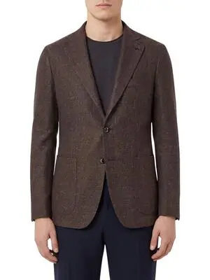 Tagliatore Single Breasted Blazer - Brown