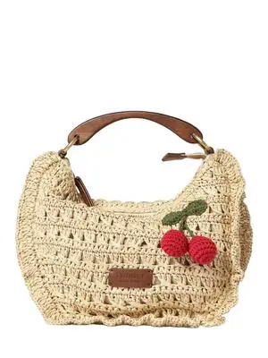 TWINSET Raffia Hobo Bag - Rope