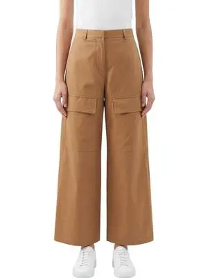 Stella McCartney Cotton Cargo Pants - Beige