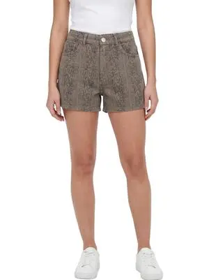 Federica Tosi Printed Shorts - Green