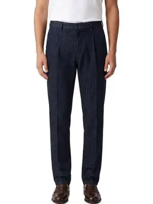 Incotex Slim Fit Jeans In Cotton Blend Denim - Blue