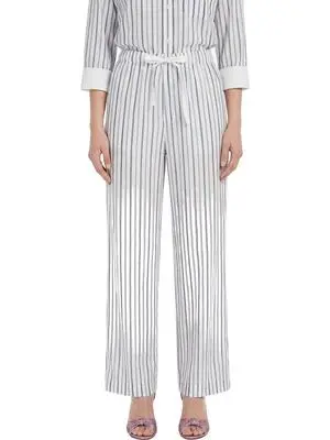 SEMICOUTURE Semicouture Striped Wide Leg Trousers