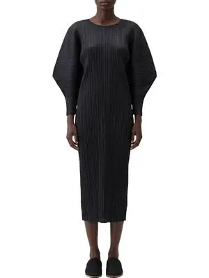 Issey Miyake Midi Dress - Black