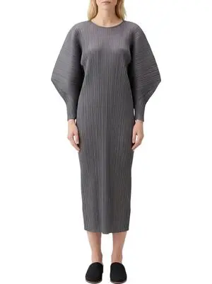 Issey Miyake Midi Dress - Grey