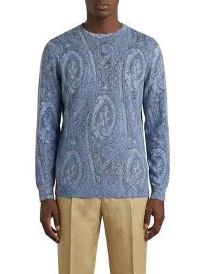 Etro Paisley Print Crewneck Sweater - Multicolor
