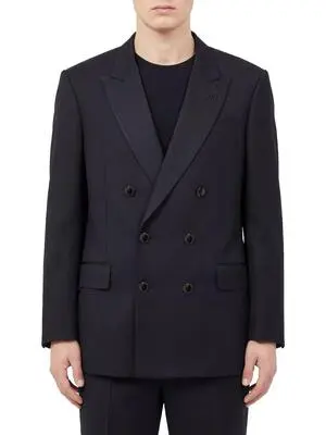 TOM FORD Double Breasted Jacket - Black
