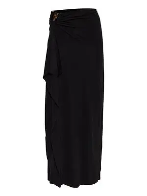 Christopher Esber Bezel Quartz Cascade Skirt - Black