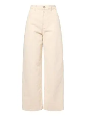ROHE FRAMES Baggy-fit Wide-leg Denim Jeans - Ecru