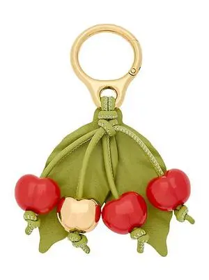 Loewe X Paula's Ibiza Cherry Bag Charm - Green/red