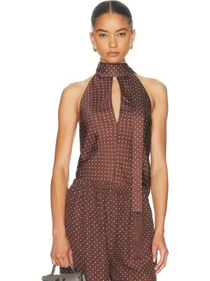 Posse Phoebe Top - Choc Vanilla