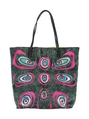 Fendi Beaded Vintage Tote Bag - Multi