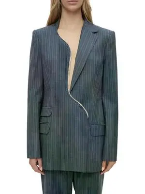 Christopher Esber Redux Pinstripe Trousers - Blue