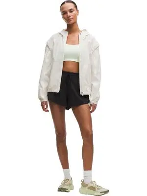 Lululemon Swift Relaxed High-rise Running Short - Black/light Ivory