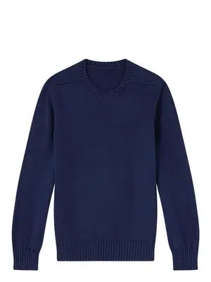ANDERSON & SHEPPARD Crew Neck Cotton Sweater