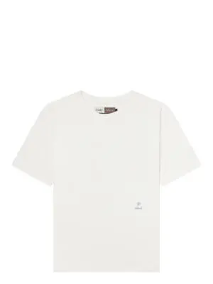 DRAKE'S Nanga Printed Cotton-jersey T-shirt - Neutrals